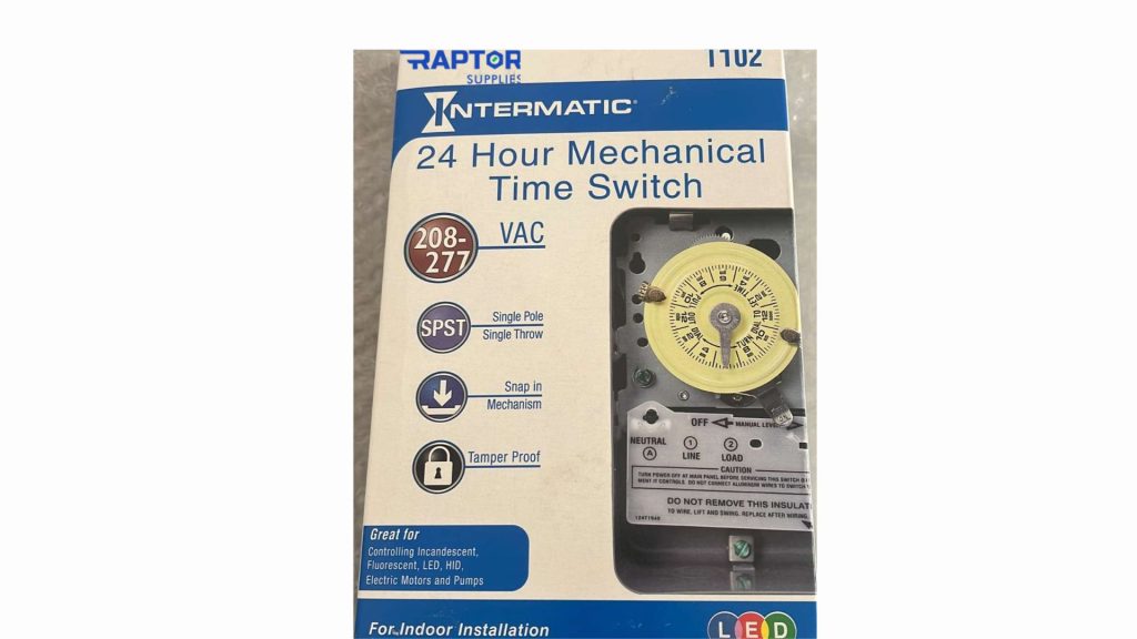 Intermatic T102 24-Hour Mechanical Time Switch - Raptor Supplies Blog
