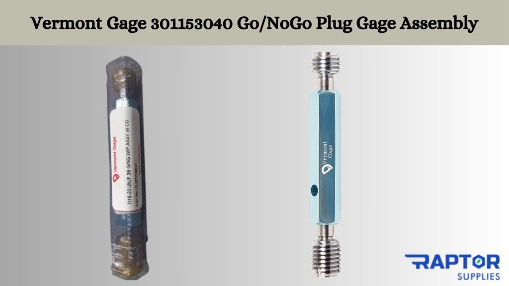 Vermont 301153040 Thread Plug Gage Assembly - Raptor Supplies