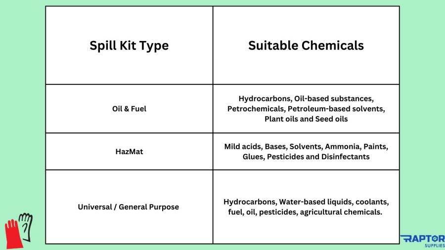 Spill Kit - Types as per Applications- Raptor Supplies Blog