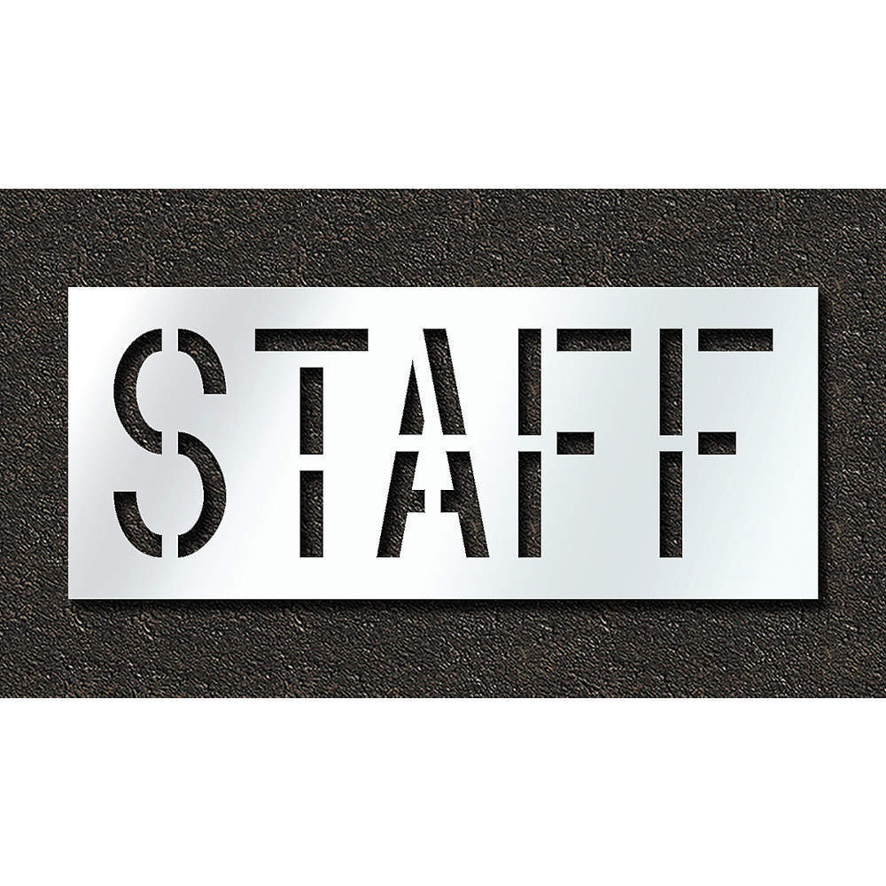 Rae STL-116-70613 | 29EK59 | Pavement Stencil Staff 6 Inch | Raptor ...