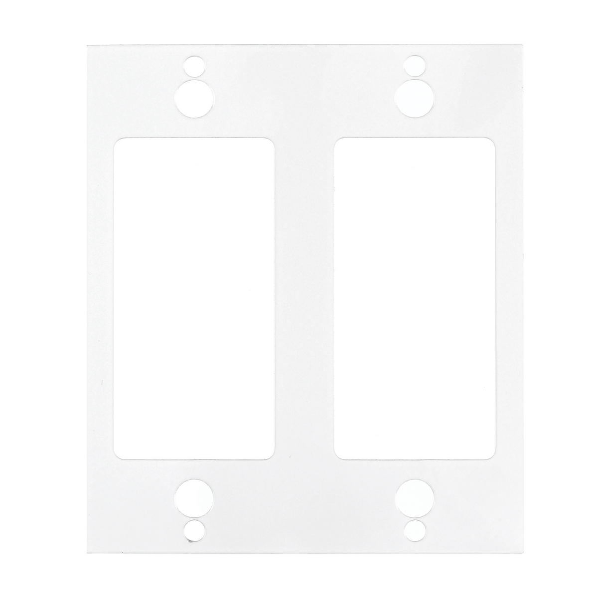 Hubbell S1R8CSPM | Recessed 8 Inch Series, Sub Plate, Center, Two Gang ...
