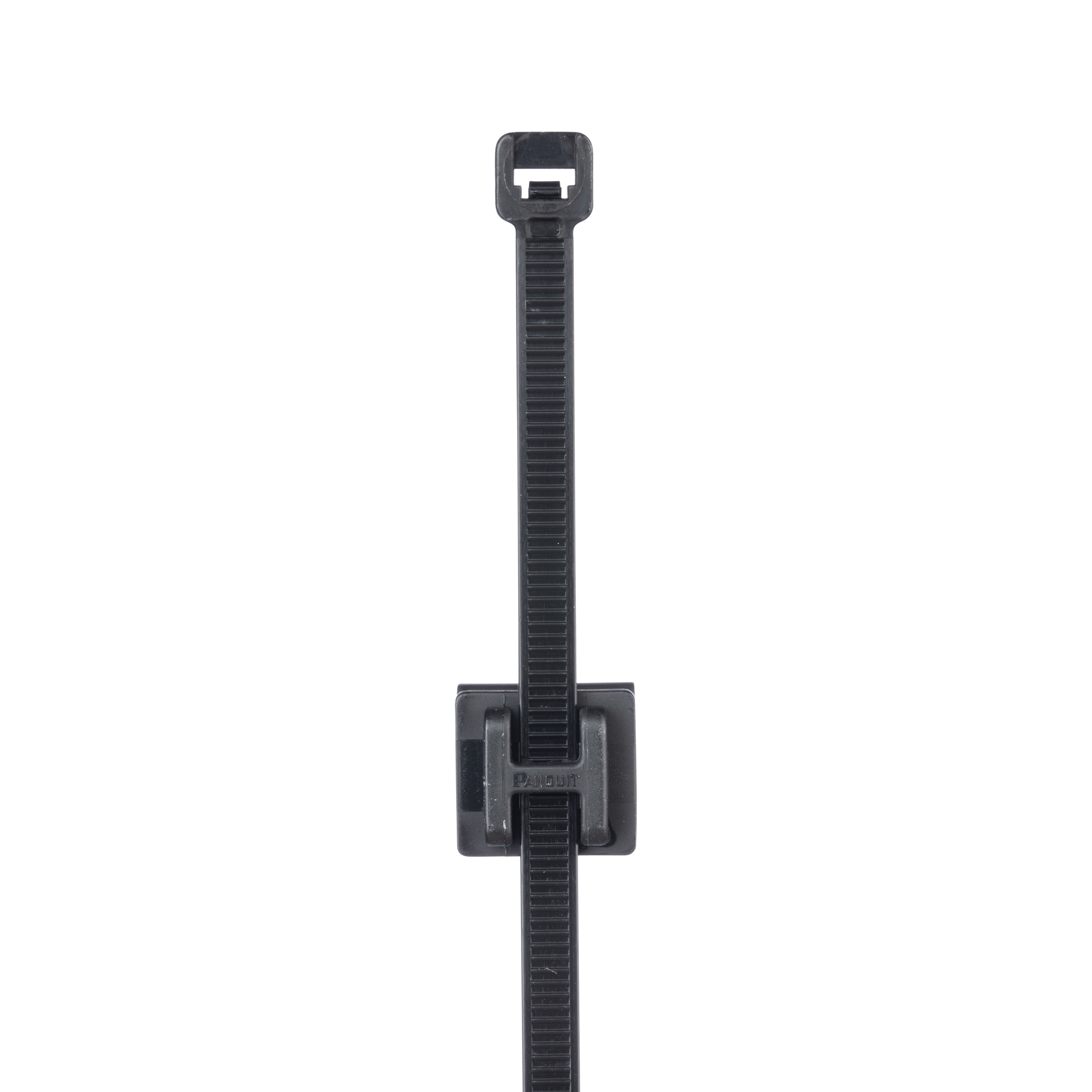 Panduit CMEA24-2S-C300 | Cable Tie Mount, Top Edge Clip, Black, Paral ...