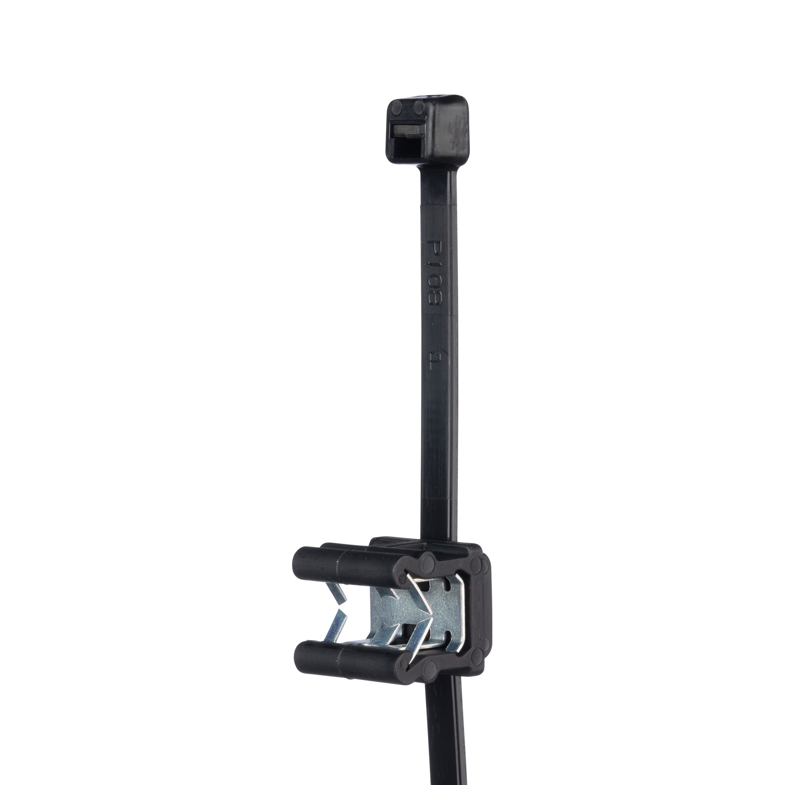 Panduit CMEA24-2S-C300 | Cable Tie Mount, Top Edge Clip, Black, Paral ...