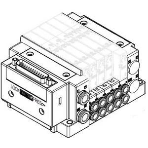 Smc Valves SS5Y5-10FW1-05B-C6 | Solenoid Valve, 4/5 Port | Raptor ...